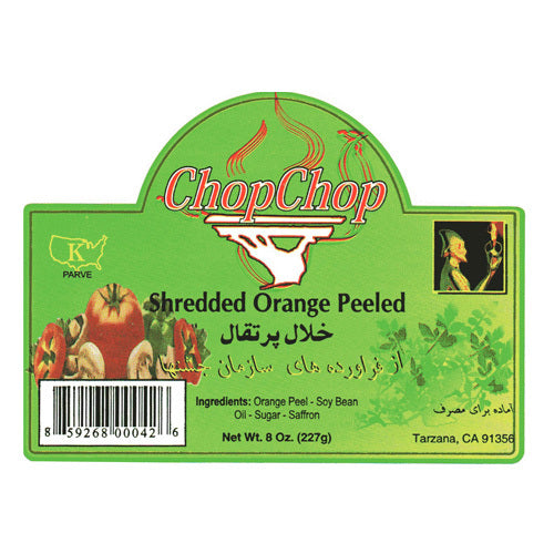 CHOP CHOP - SHREDDED ORANGE PEELS – OFDUSA